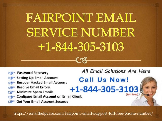 Fairpoint Email Support 1-844-305-3103