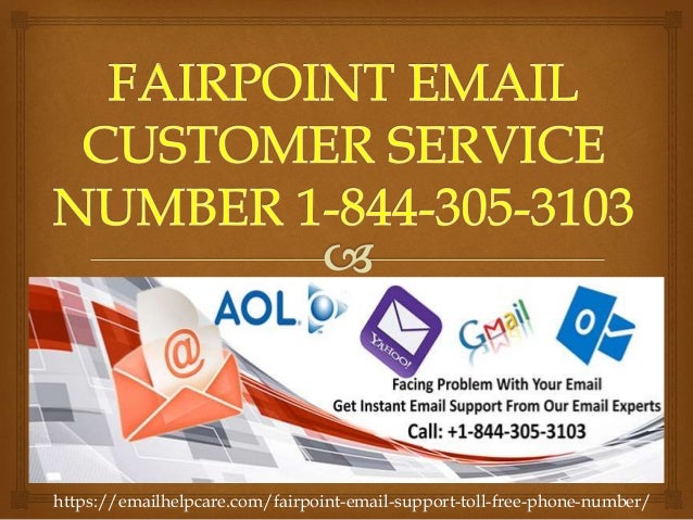 Fairpoint Email Support 1-844-305-3103