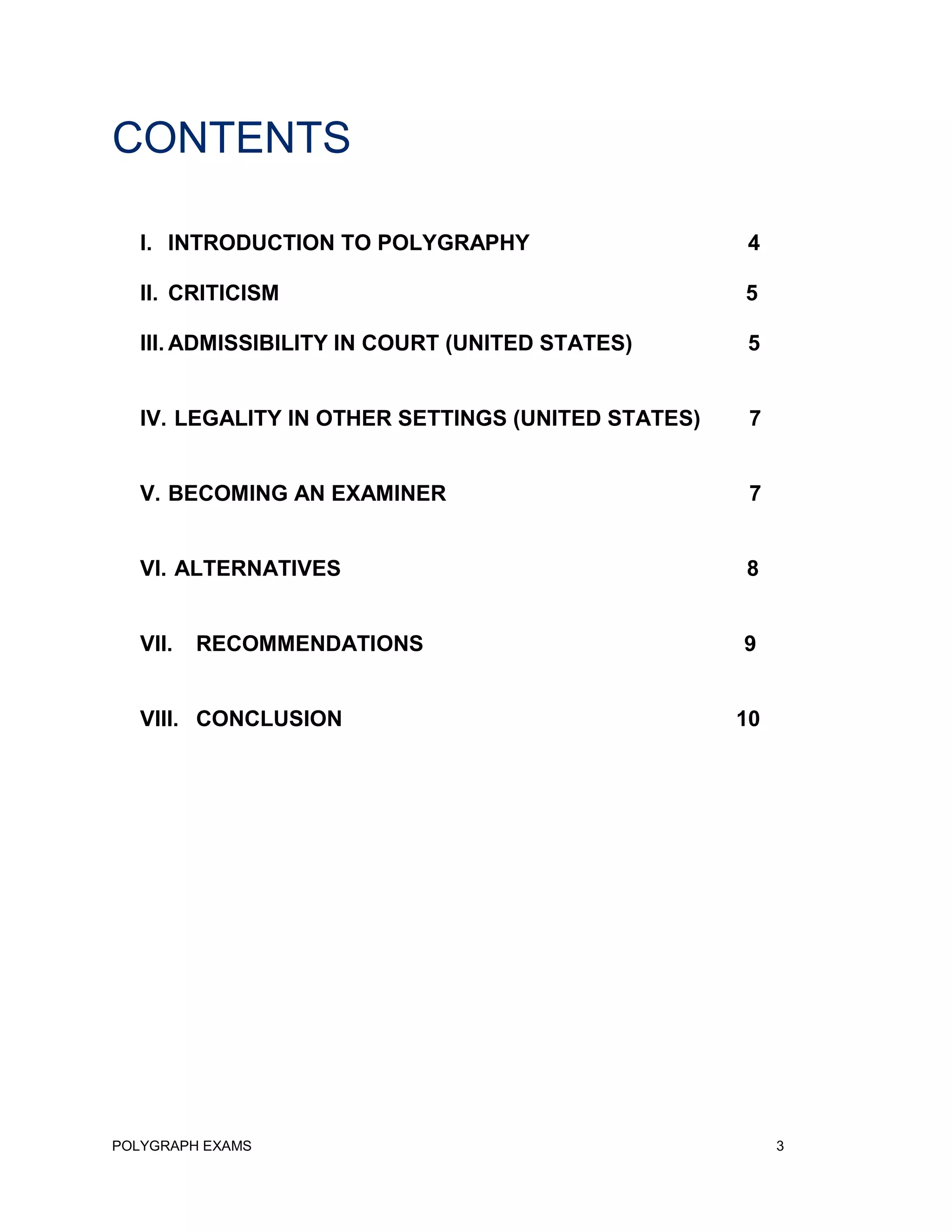 POLYGRAPH EXAMS: RELIABILITY AND TRAINING_eng | PDF