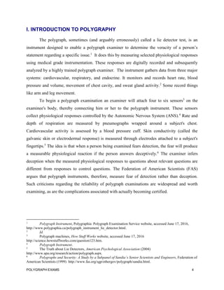 POLYGRAPH EXAMS: RELIABILITY AND TRAINING_eng | PDF | Law