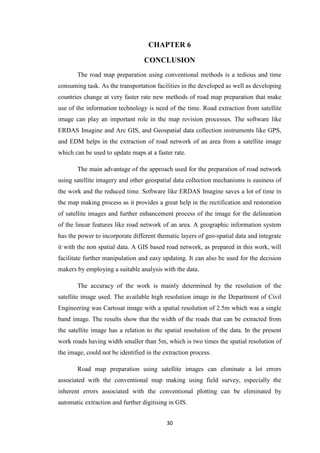 PREPARATION OF ROAD NETWORK FROM SATELLITE IMAGERY | PDF