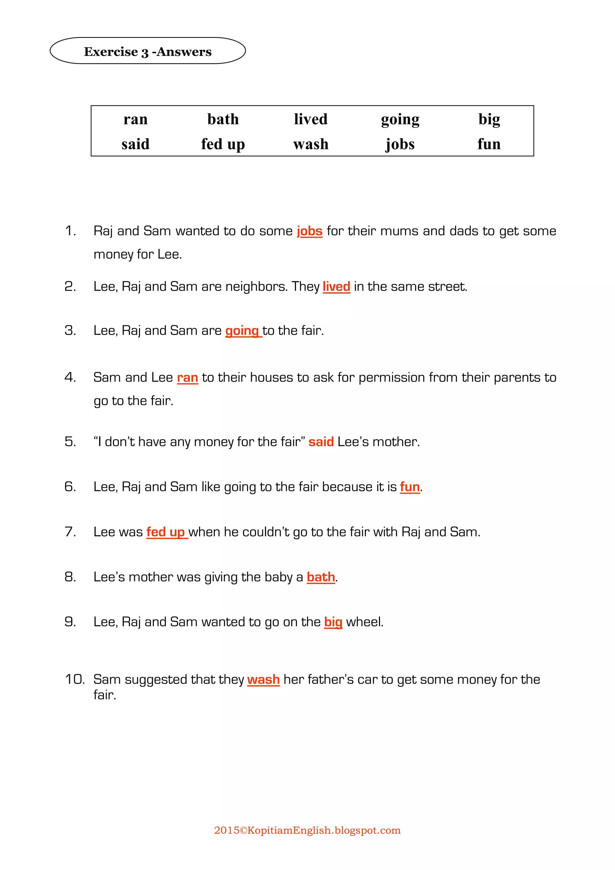 Fair's Fair - Form 1 | PDF