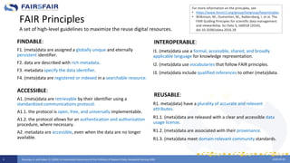 An Automated Assessment of the FAIRness of Research Data | PPT