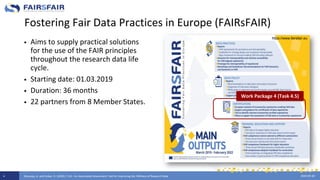 F-UJI : An Automated Assessment Tool for Improving the FAIRness of Research Data | PPT
