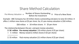 Pre-Money Valuation: How to Calculate It | PDF