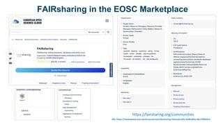 FAIRsharing for EOSC | PPT