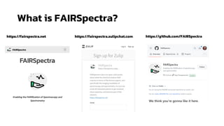 FAIRSpectra - Enabling the FAIRification of Spectroscopy and ...