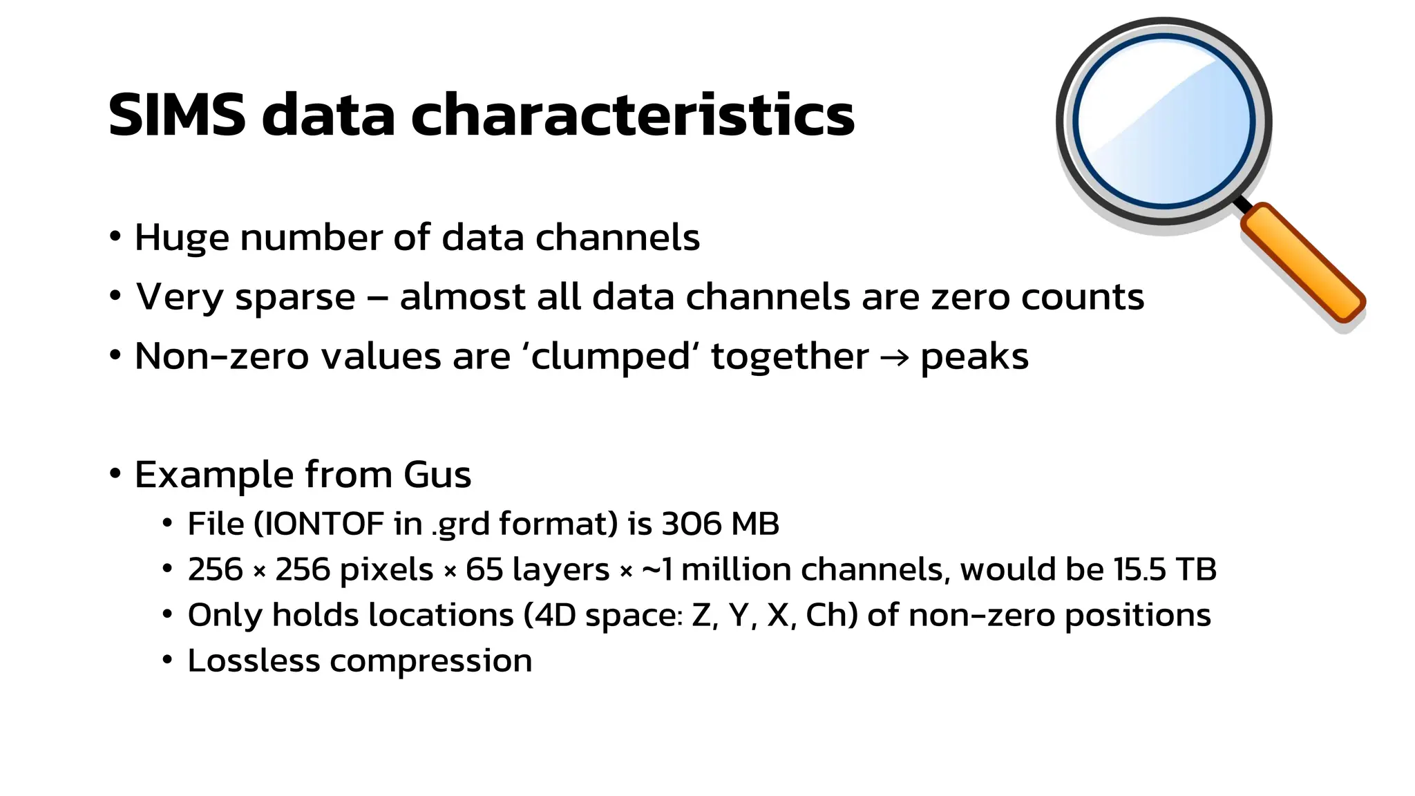FAIRSpectra - Towards a common data file format for SIMS images | PPT