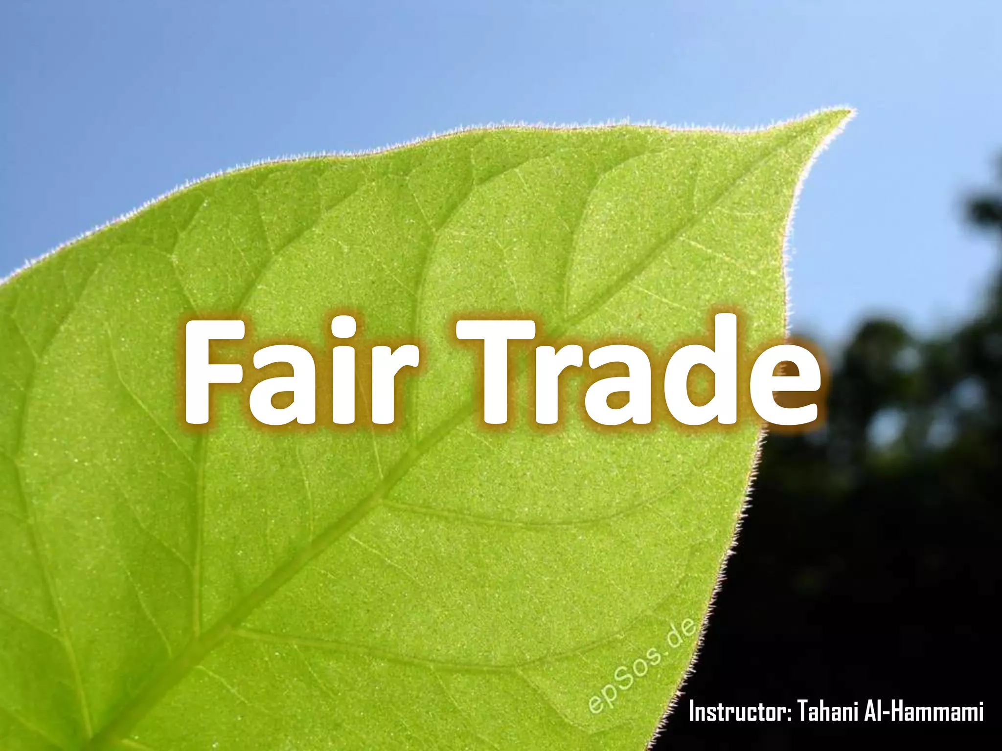 Fair trade | PPSX