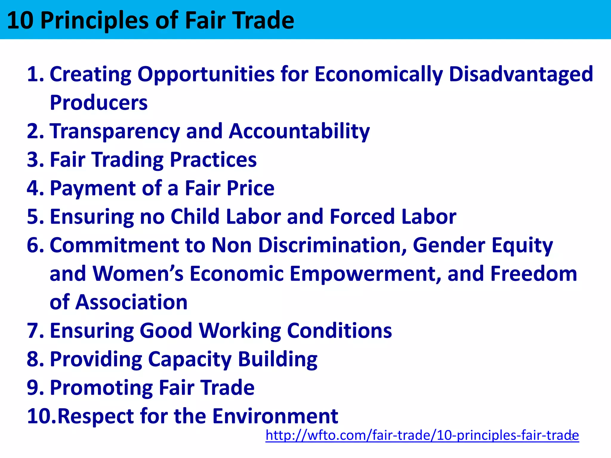 Fair trade | PPTX