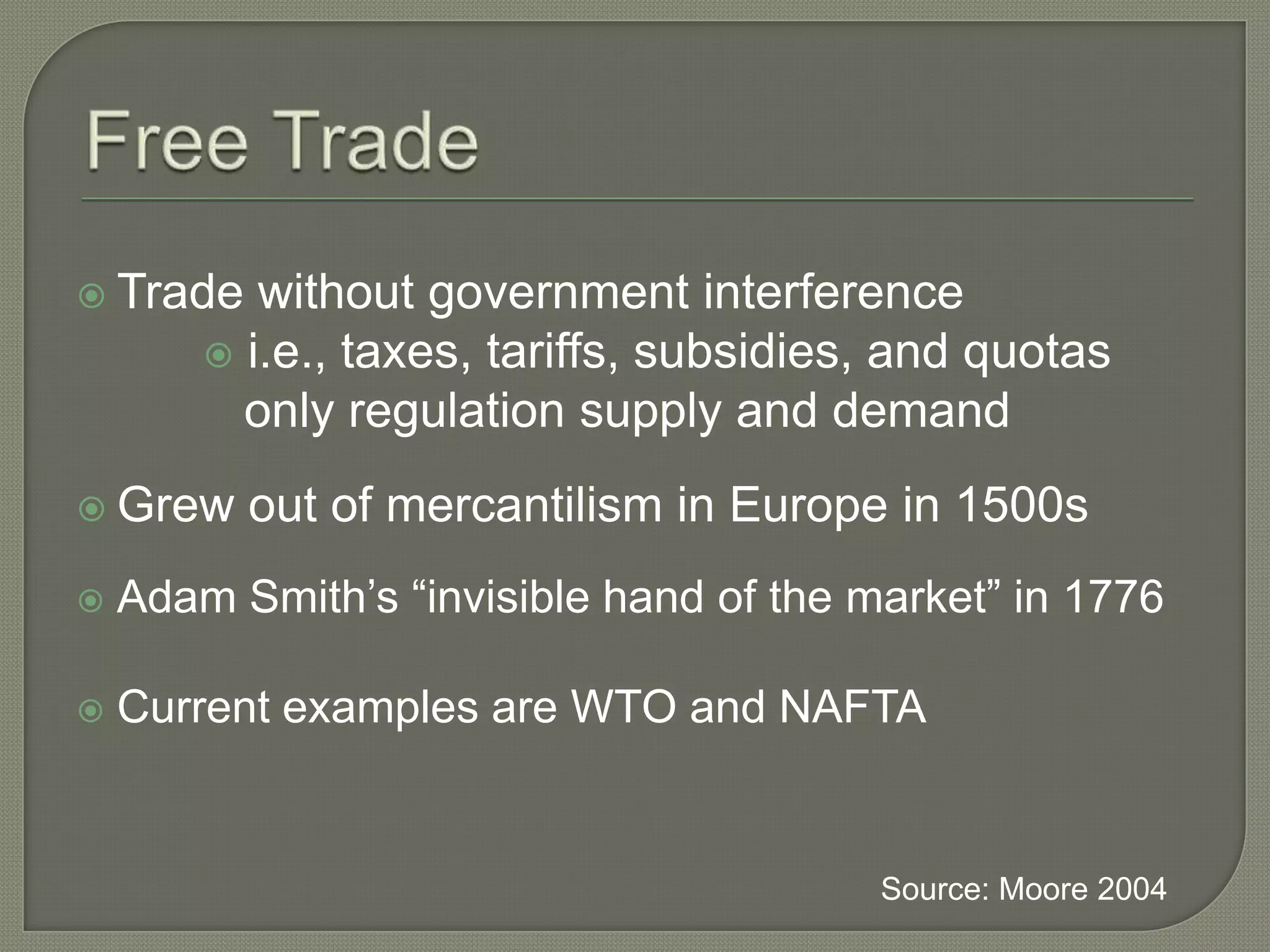 Fair Trade And Free Trade | PPTX