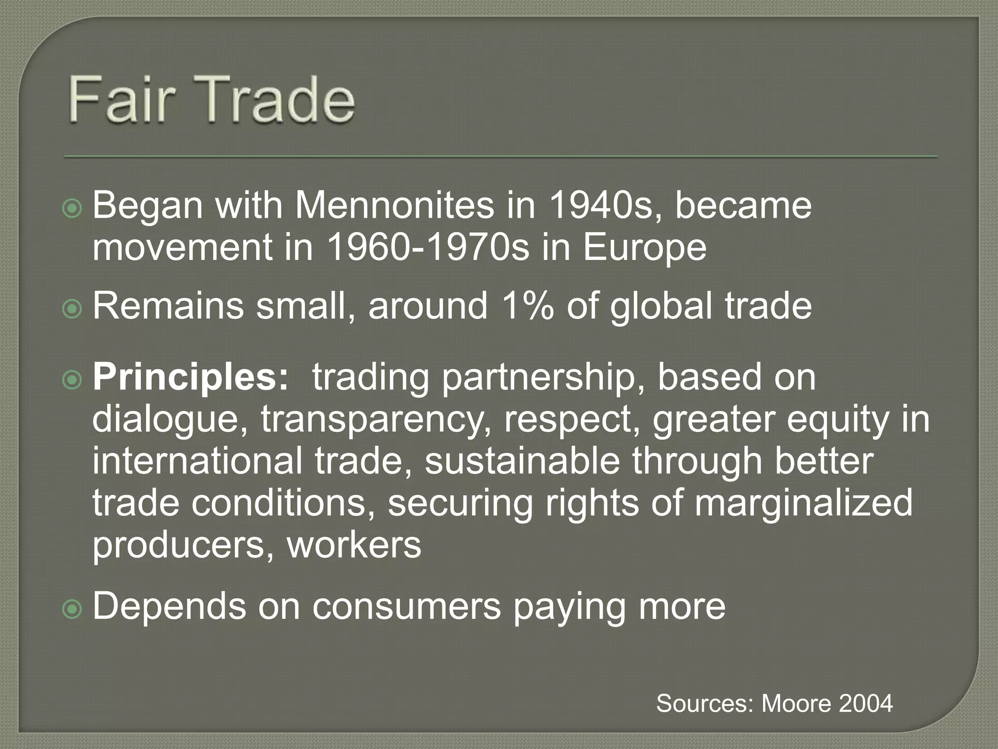 Fair Trade And Free Trade | PPTX