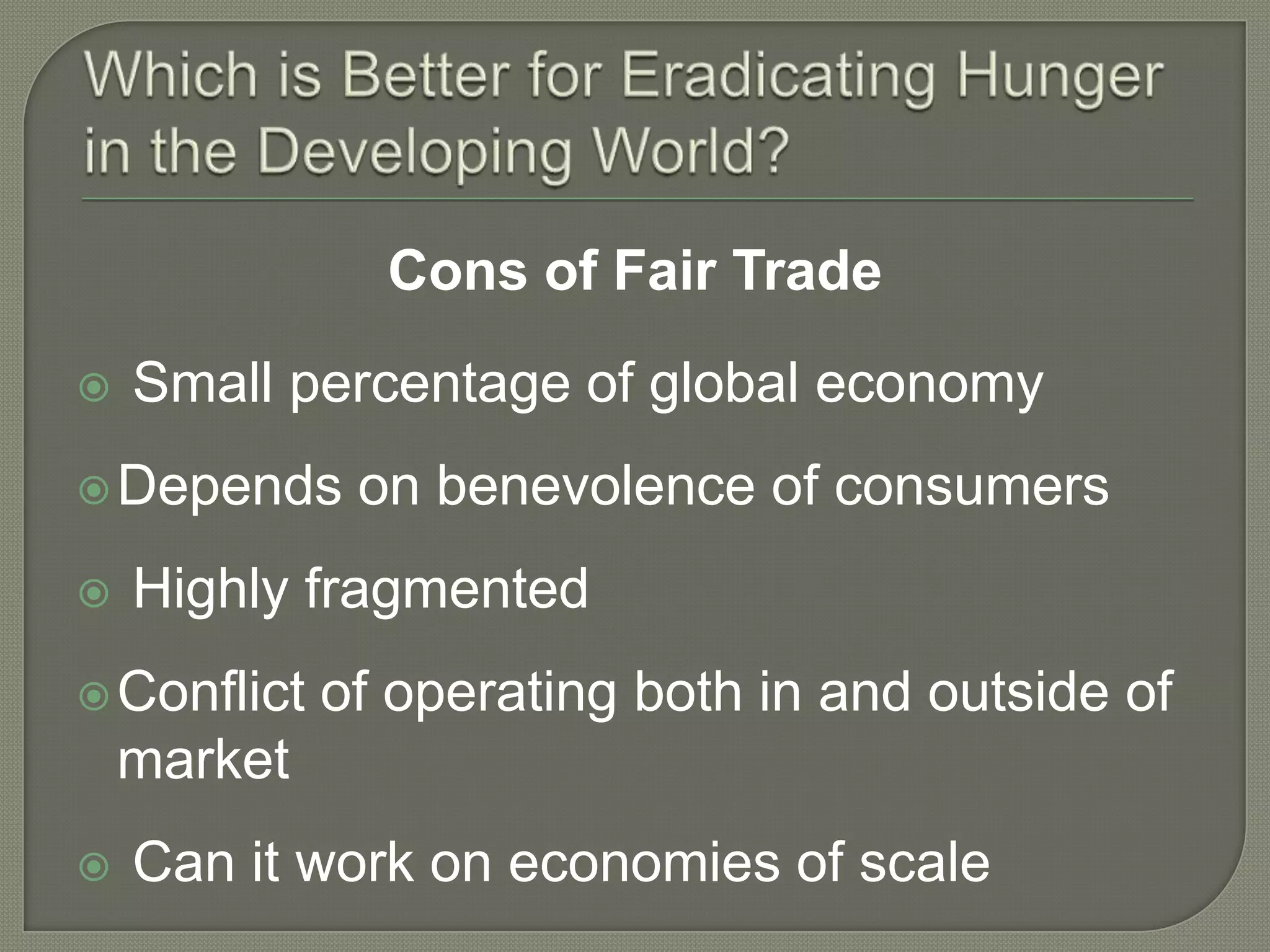 Fair Trade And Free Trade | PPTX