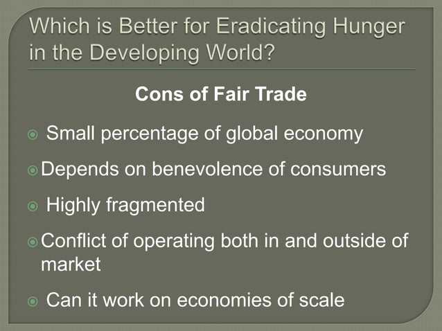 Fair Trade And Free Trade | PPTX