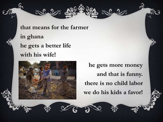 Fairtrade chocolate poem | PPTX