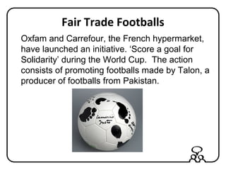Fair trade football english | PPT