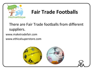 Fair trade football english | PPT