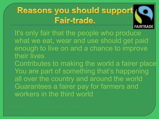 Fairtrade powerpoint | PPT
