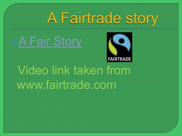 Fairtrade powerpoint | PPT