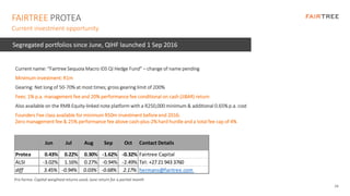 Fairtree Senate Group presentation | PDF