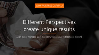 Fairtree Senate Group presentation | PDF