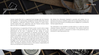 Fairtree Senate Group presentation | PDF