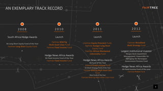 Fairtree Senate Group presentation | PDF