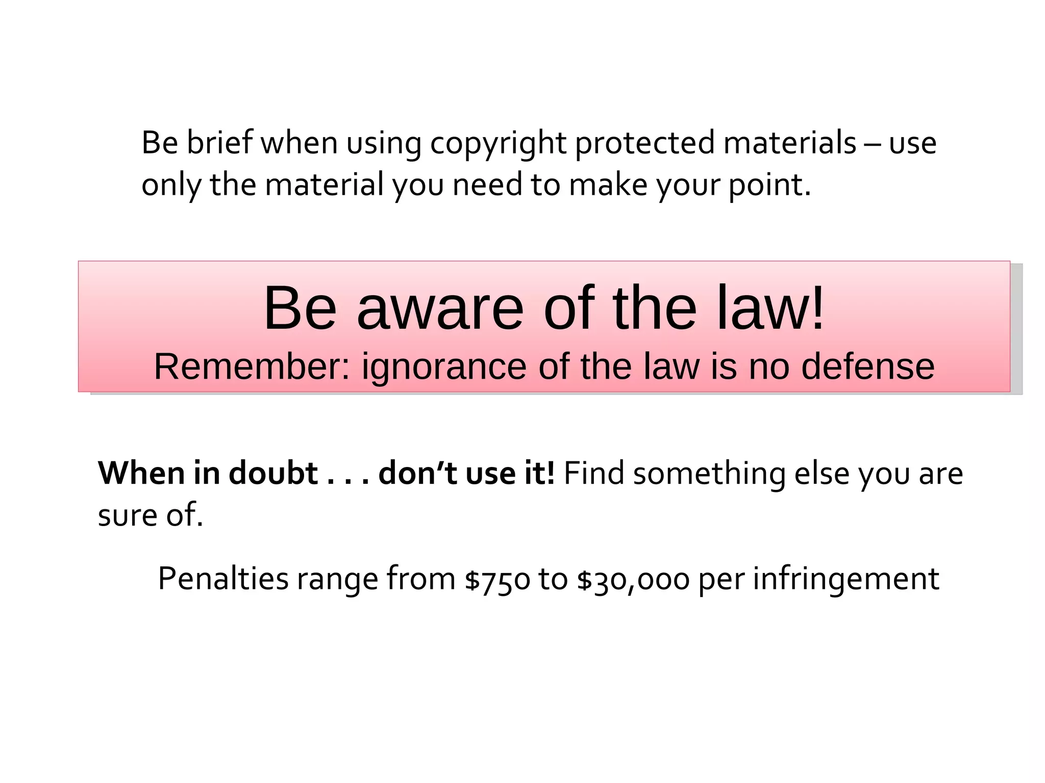 Copyright & Fair Use | PPT