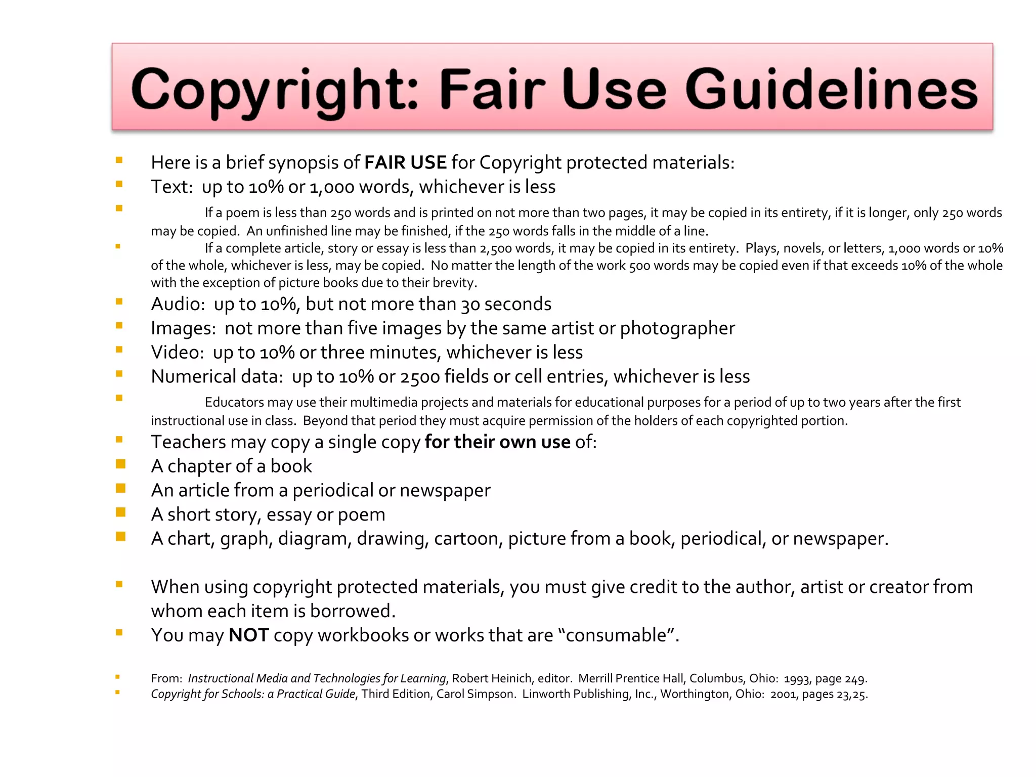 Copyright & Fair Use | PPT