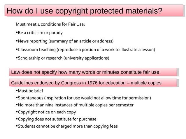 Copyright & Fair Use | PPT