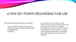 Fair Use Copyright Laws (An intro...) | PPTX