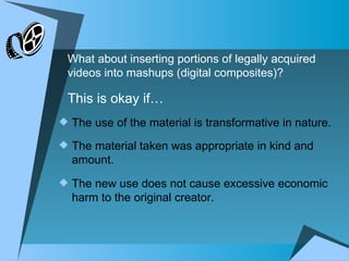 Fair Use2 | PPT | Video Production | Content Production