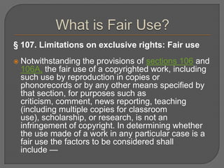Fair use guidelines | PPTX