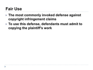 Fair Use Lecture | PPT
