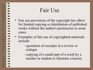 Fair use presentation la francis | PPT