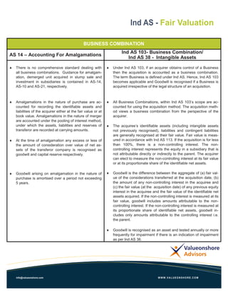 Fair valuation perspective on Indian GAAP and Ind AS | PDF
