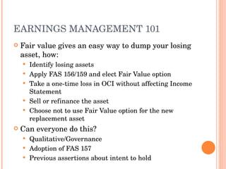 FAS 157 Mark-to-Market Accounting | PPT