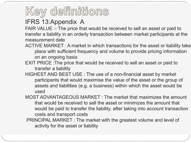 FAIR VALUE ACCOUNTING.pptx | Business Accounting & Finance | Business