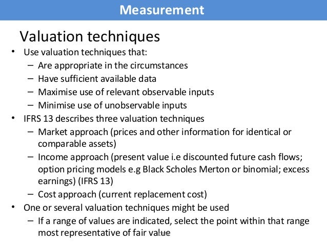Fair value measurement ifrs 13