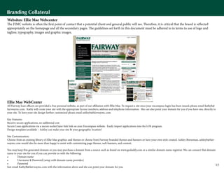 Fairway brand standards | PDF