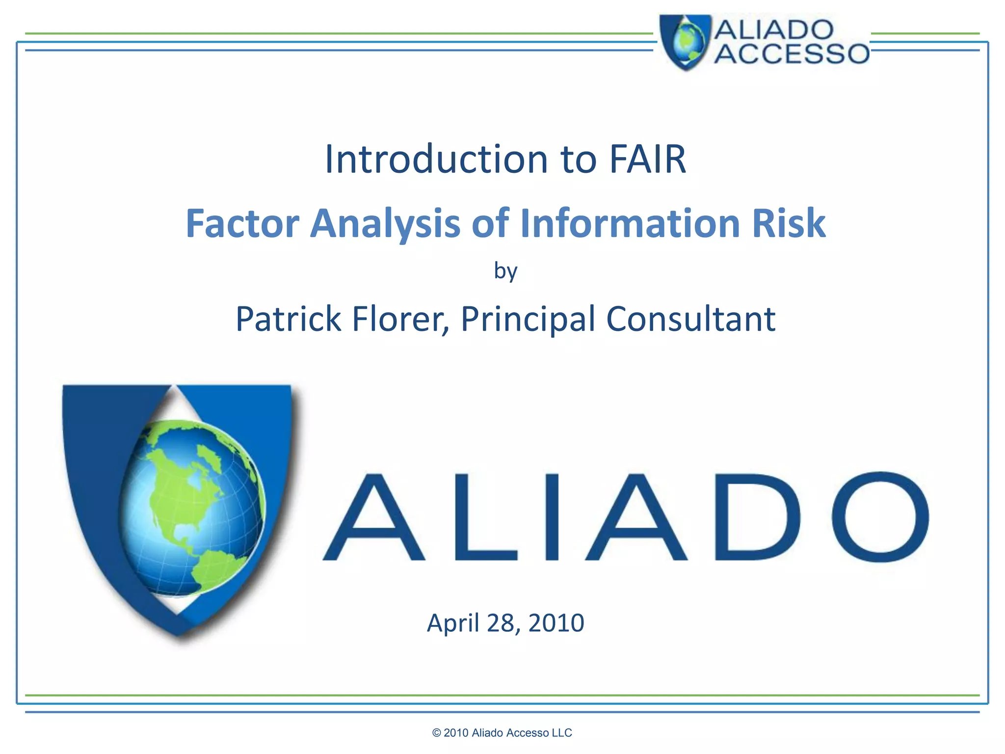 Risk Analysis Webinar | PDF