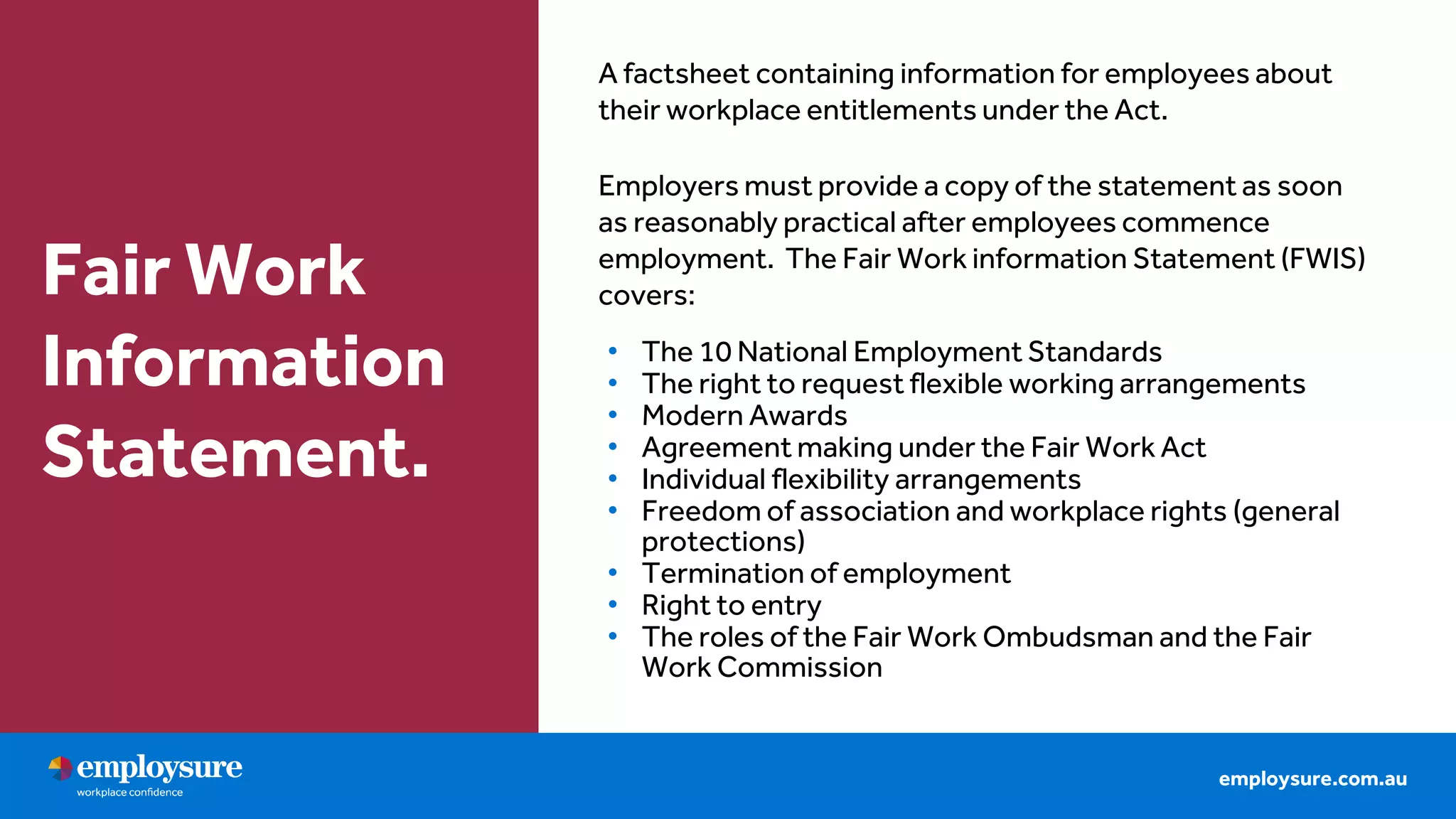 The Fair Work Act And Modern Award System | Employsure | PDF