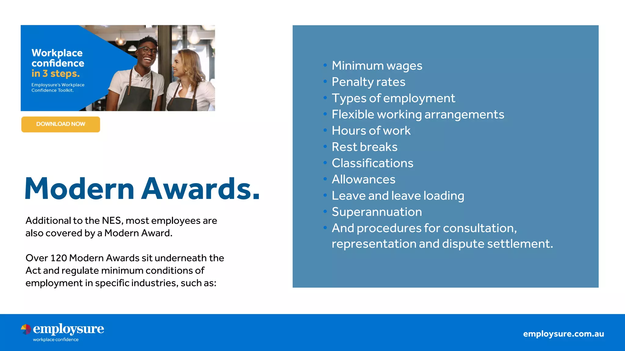 The Fair Work Act And Modern Award System | Employsure | PDF