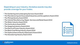 The Fair Work Act And Modern Award System | Employsure | PDF