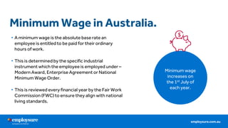 The Fair Work Act And Modern Award System | Employsure | PDF