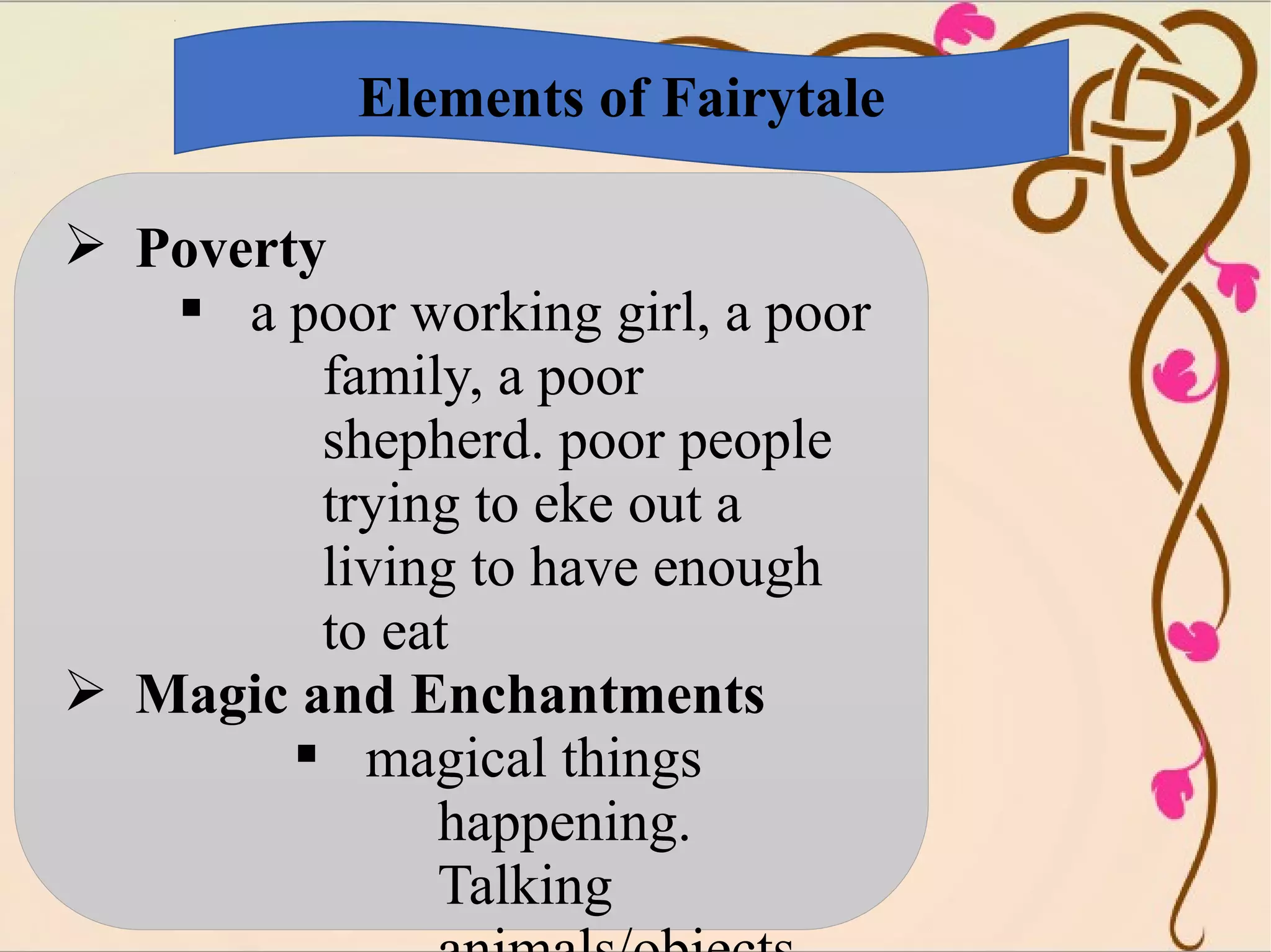 Fairytales and nursery rhymes | ODP | Genres