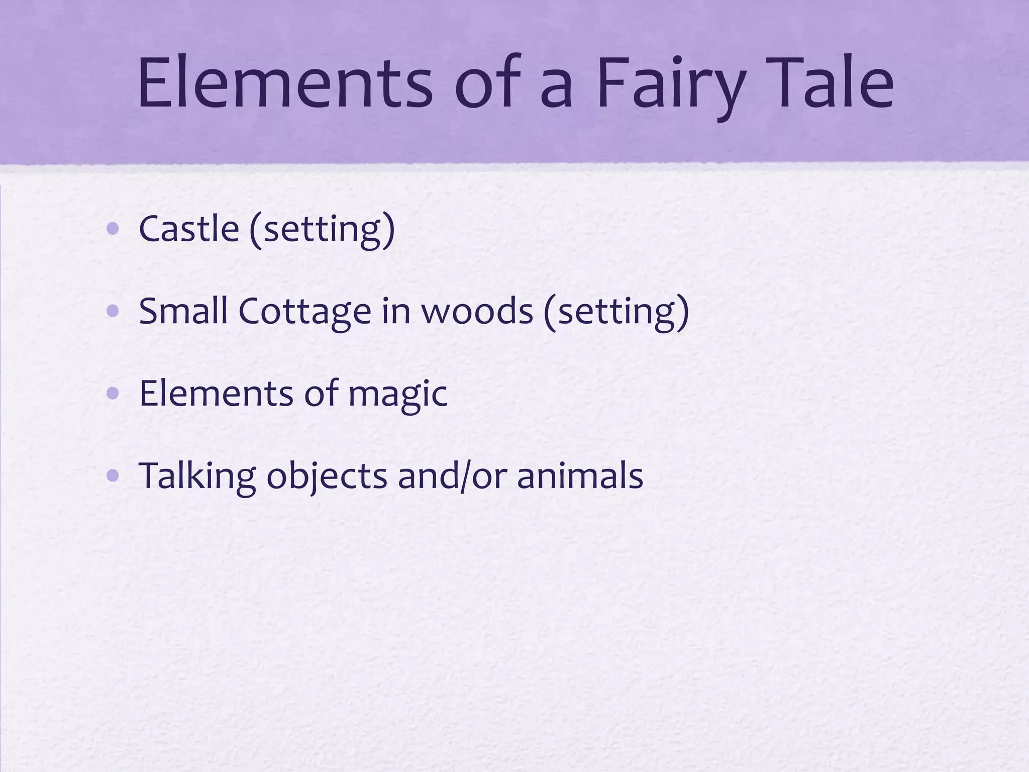 Fairy tales | PPT