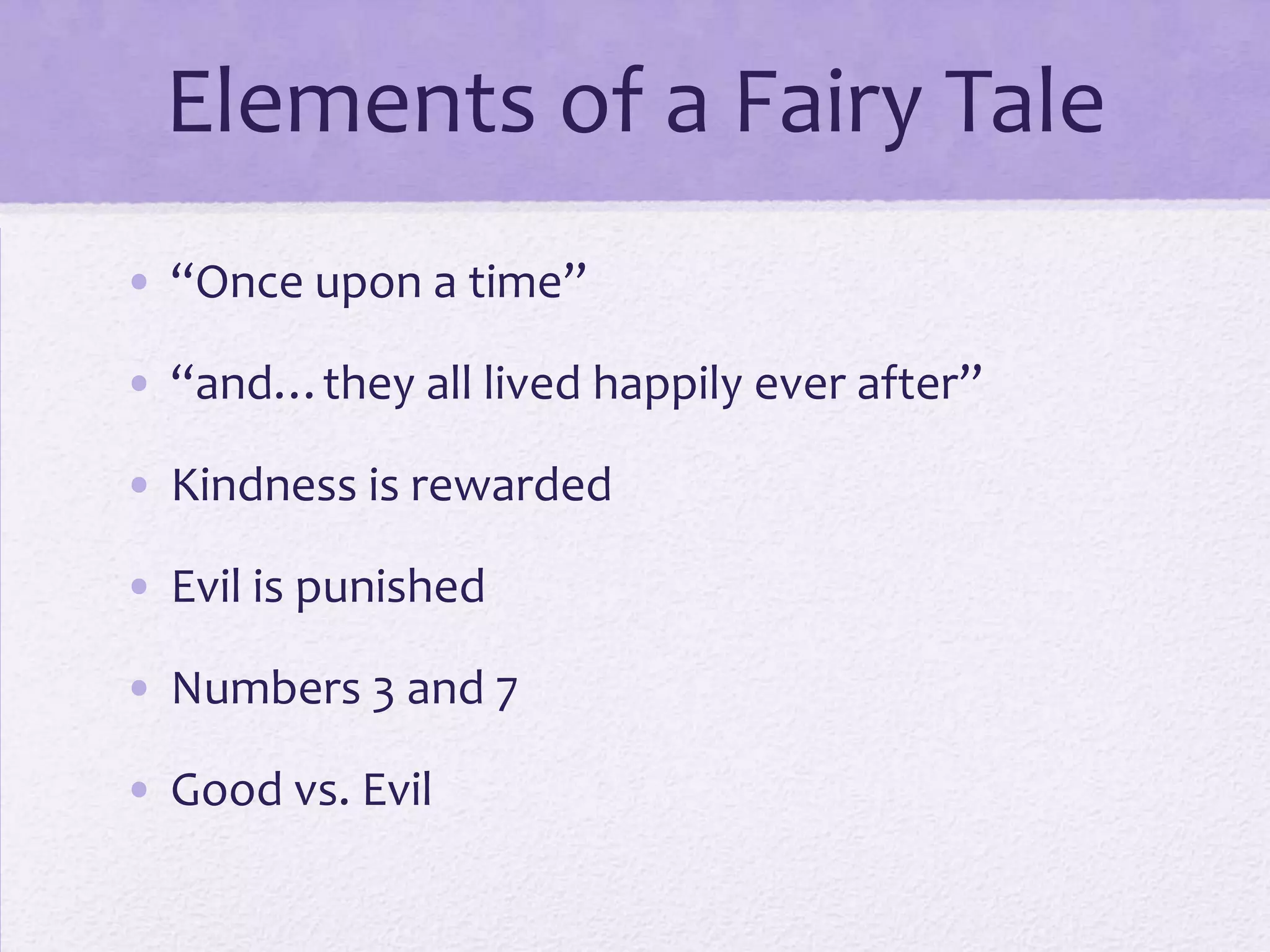 Fairy tales | PPT