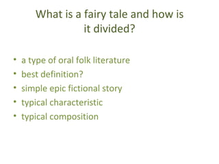 Fairy tales | PPT
