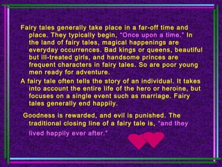 Fairy tales | PPT